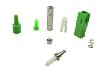 China SC Fiber Optic Connectors Single / Multi Mode For Patch Cord Various Color for sale