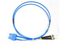 China Duplex Fiber Optical Patch Cord Armored Protection SC To ST Singlemode Type for sale