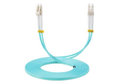 China OM3 Multimode Fiber Patch Cord LC UPC Connector 0 . 9 / 2MM Diameter for sale