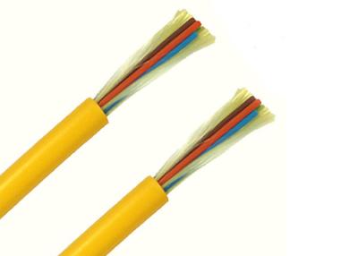 China Multi Core Indoor Fiber Optic Cable , SM Breakout Single Mode Fiber Optic Cable for sale