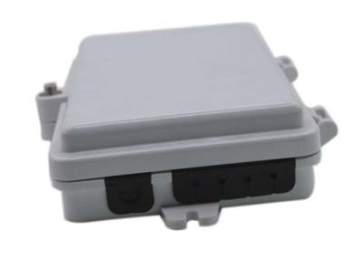 China FTTH Fiber Optic Junction Box , 2 - 4 Cores Fiber Optic Termination Box for sale