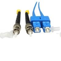 China APC Ferrule FTTX ST-SC 0.9mm Optical Duplex Patch Cord for sale