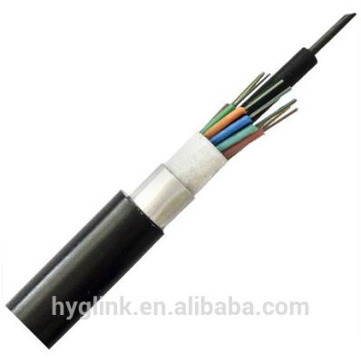 China Gyts Direct Buried Armored Outdoor Fiber Optic Cable for sale
