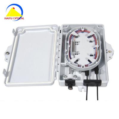 China 2 Port FTTH Anti UV Fiber Optic Termination Box Waterproof for sale