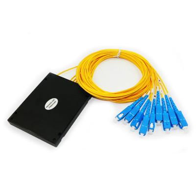 China Optical Structure 1650nm PLC 1x16 1x32 Fiber Optic Splitter for sale