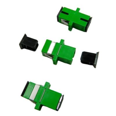 China Flange SC Apc Simplex Fiber Optic Adapter For FTTX for sale