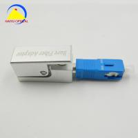 China Ceramic Audio Apc Sc Bare Fiber Optic Adapter For Connection for sale