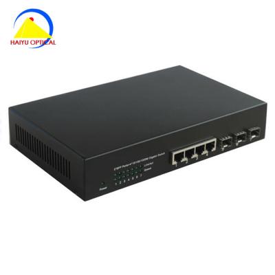 China HYG 4 Port Fiber Optic Sfp Media Converter For Network Solution for sale