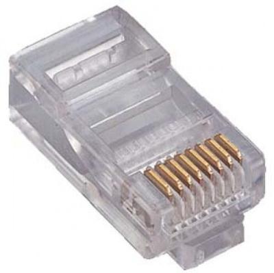 China 1.5AMP 10 Pin RJ45 RJ48 UTP Optical Patch Cord 50u Gold Plated for sale