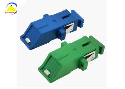 China SC APC Fiber Optic Adapter LC MTRJ Zirconia Plastic 0.2dB With Internal Shutter for sale