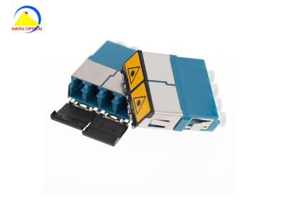 China Metal Plastic APC SC Shutter Adapter Single Mode 0.2dB For CATV for sale