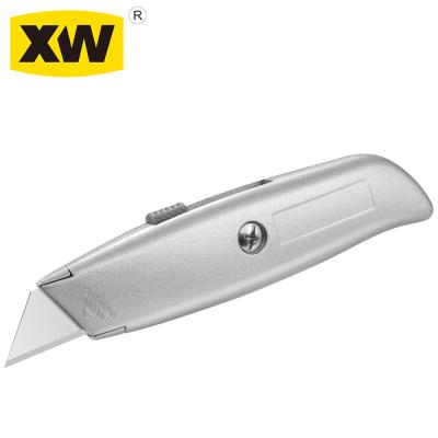 China Zinc Ergonomic Utility Knife 141*36*19mm For Smoother Cuts SX34 for sale