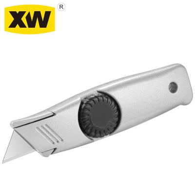 China SX91 Zinc Twist Open Utility Knife Safety 175g AISI 420 Stainless Steel for sale