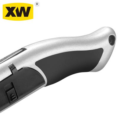 China Push Button Utility Knives Plastic Handle 176*46.5*26.5mm SX2600 for sale