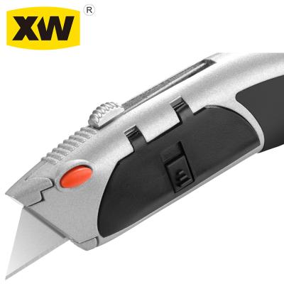 China Push Button Utility Knives Plastic Handle 176*46.5*26.5mm SX2600 for sale