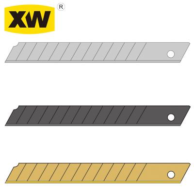 China 60#Carbon Steel 9MM Utility Knives Blades With Different Grade SX9T for sale