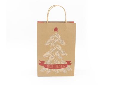 Cina Natale di lusso creativo fatto a mano che imballa/sacchi di carta Brown di Natale in vendita