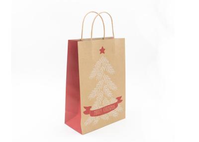 Cina Natale di lusso creativo fatto a mano che imballa/sacchi di carta Brown di Natale in vendita