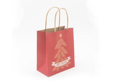 Cina Natale di lusso creativo fatto a mano che imballa/sacchi di carta Brown di Natale in vendita