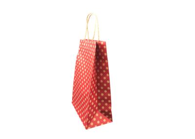 Cina Il Natale di lusso spesso rosso che imballa/mini regalo di Natale insacca la stampa del punto in vendita
