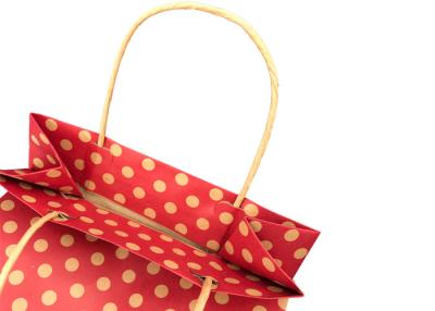 Cina Il Natale di lusso spesso rosso che imballa/mini regalo di Natale insacca la stampa del punto in vendita