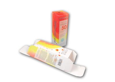 China Lege Huidzorg/Kosmetisch Vakje die Buitensporig Gsm 350 Document Materiaal verpakken Te koop