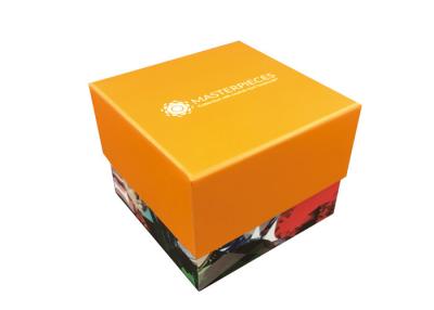 Cina Il contenitore d'imballaggio di regalo di carta squisito arancio, Apple guarda la scatola d'imballaggio in vendita