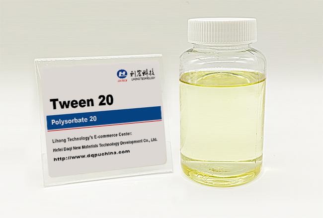 Tween 20 Polysorbate 20 CAS NO.9005-64-5 Polyoxyethylene (20) Sorbitan Monolaurate Surfactant