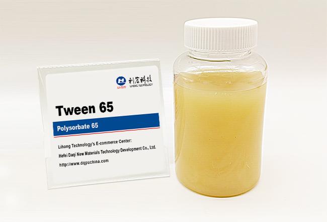Tween 65  Polysorbate 65 Polyoxyethylene (20) Sorbitan Tristearate Polyoxyethylene Sorbitan Fatty Acid Esters Surfactant