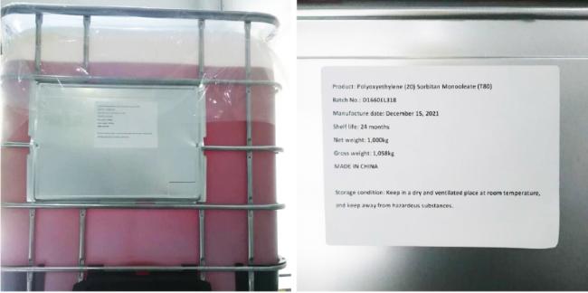 Tween Polyoxyethylene sorbitan esters polysorbate Surfactant