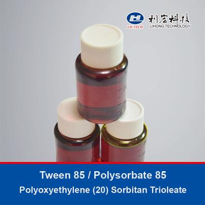 중국 85 Polysorbate 85 Polyoxyethylene (20) Sorbitan Trioleate 지방산 에스테르 서프라팩턴트 판매용