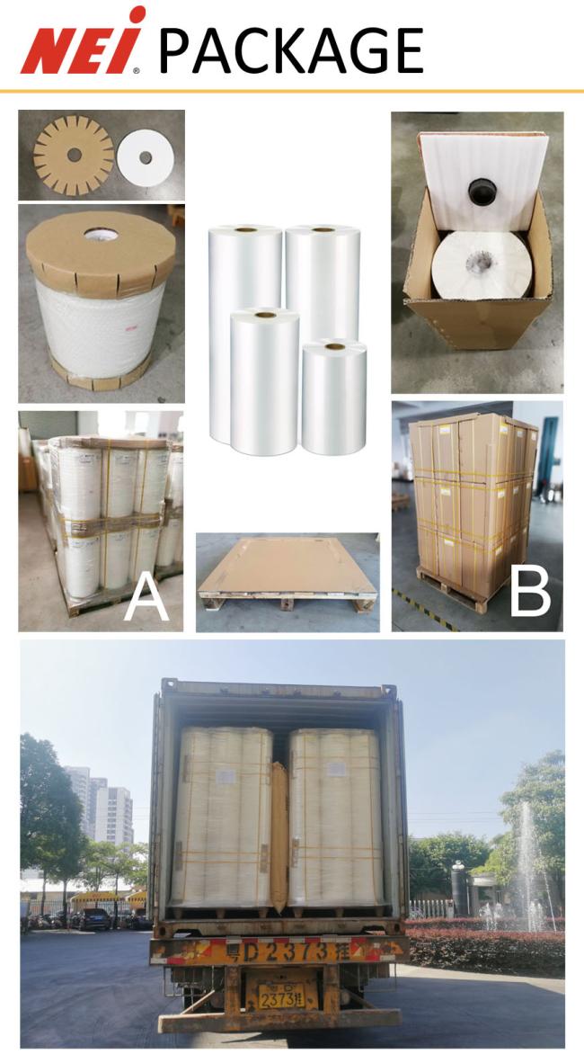 105 Micron Shining Glitter Thermal Lamination Film For Luxury Packaging