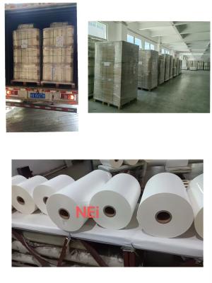 China Op maat gemaakte gladde warme transparante gelamineerde film voor kaart zachte hardheid Te koop