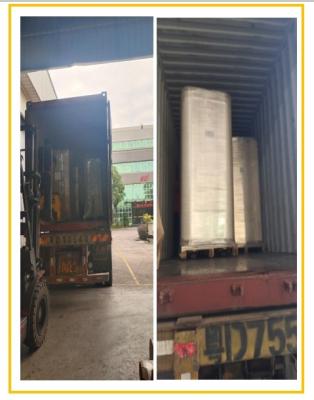 中国 輝く真珠 白 BOPP 熱ラミネーションフィルム 12 マイクロン 合計 8 マイクロン ベース 販売のため