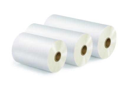 China BOPP Soft Touch Lamination Film Roll / Velvet Silky Sense Thermal Lamination Film for sale