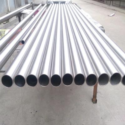 China Factory price Grade 2 pure titanium tube ASTM B338 round/square silver color for sale