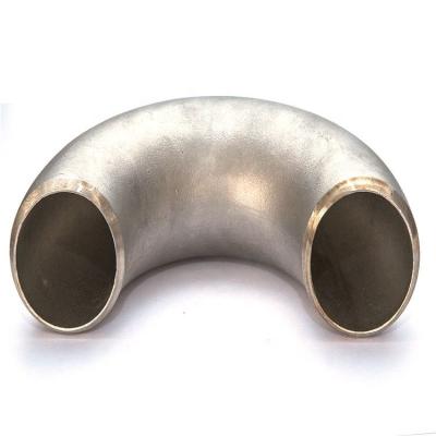 China Medium Pressure 90 Degree Titanium Pipe Fitting Forged Butt Weld Elbow for sale