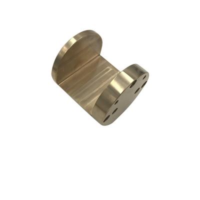 China Customized titanium material cnc machine parts, milling parts, machining silver, for sale