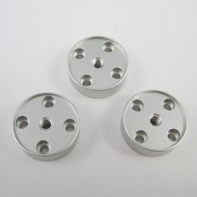 China Custom High Precision Machine Titanium cnc machining parts from Baoji factory silver for sale