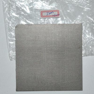 China Sintered Metal Gr2 Titanium material Plate Porous Parts For Water Filter for sale
