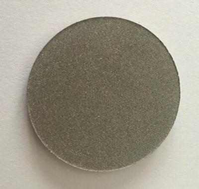 China Stainless steel titanium 30 40 50 60 micro sintered porous metal filter for sale