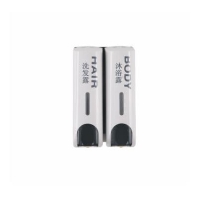 China Double head Soap dispensers for shampoo and  bath gel with ABS materials for sale