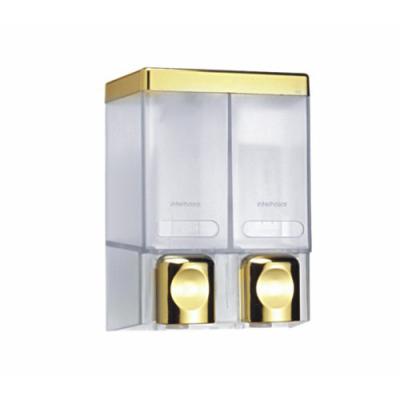 China cheaper style double head Soap dispensers for hotel bathroom toilet or supermarket store for sale