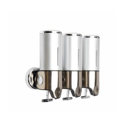 China New design Three head Soap dispensers for shampoo bath gel conditioner foam for sale