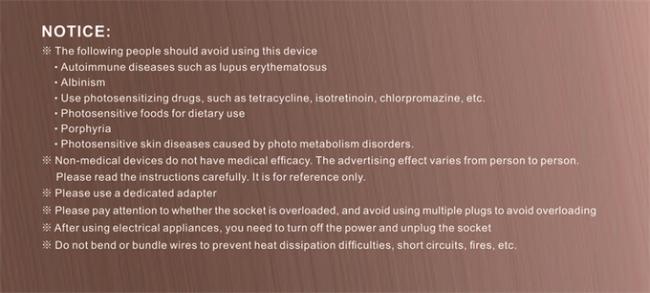 Home Use Portable LED 660nm Red Light Anti Aging Device