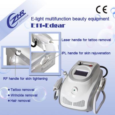 중국 4개의 여과기 손잡이를 가진 휴대용 E 가벼운 다 기능 아름다움 장비 IPL RF 판매용