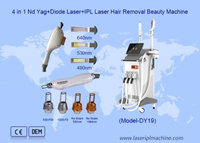 China 3 IN 1 Nd Yag 808nm Diode Laser Hair Tattoo Removal IPL Acne Treatment Machine for sale