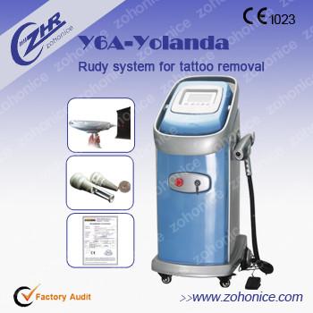 Cina Rimozione della macchina di rimozione del tatuaggio del laser di Y6A-Yolanda con esposizione LCD, blu in vendita