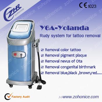 Cina Rimozione della macchina di rimozione del tatuaggio del laser di Y6A-Yolanda con esposizione LCD, blu in vendita