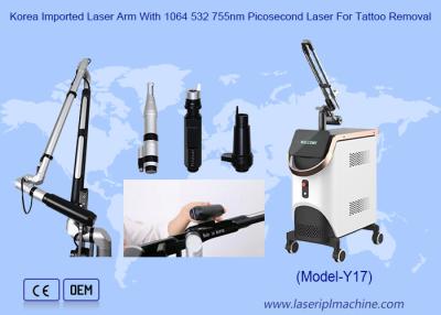 Cina 450ps 750pcs Pico Laser Beauty Machine per la rimozione del tatuaggio Picosecond Laser in vendita